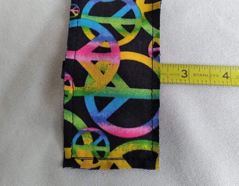 Peace Sign Bookmark / Fabric Bookmark / Peace / Rainbow Peace - Etsy
