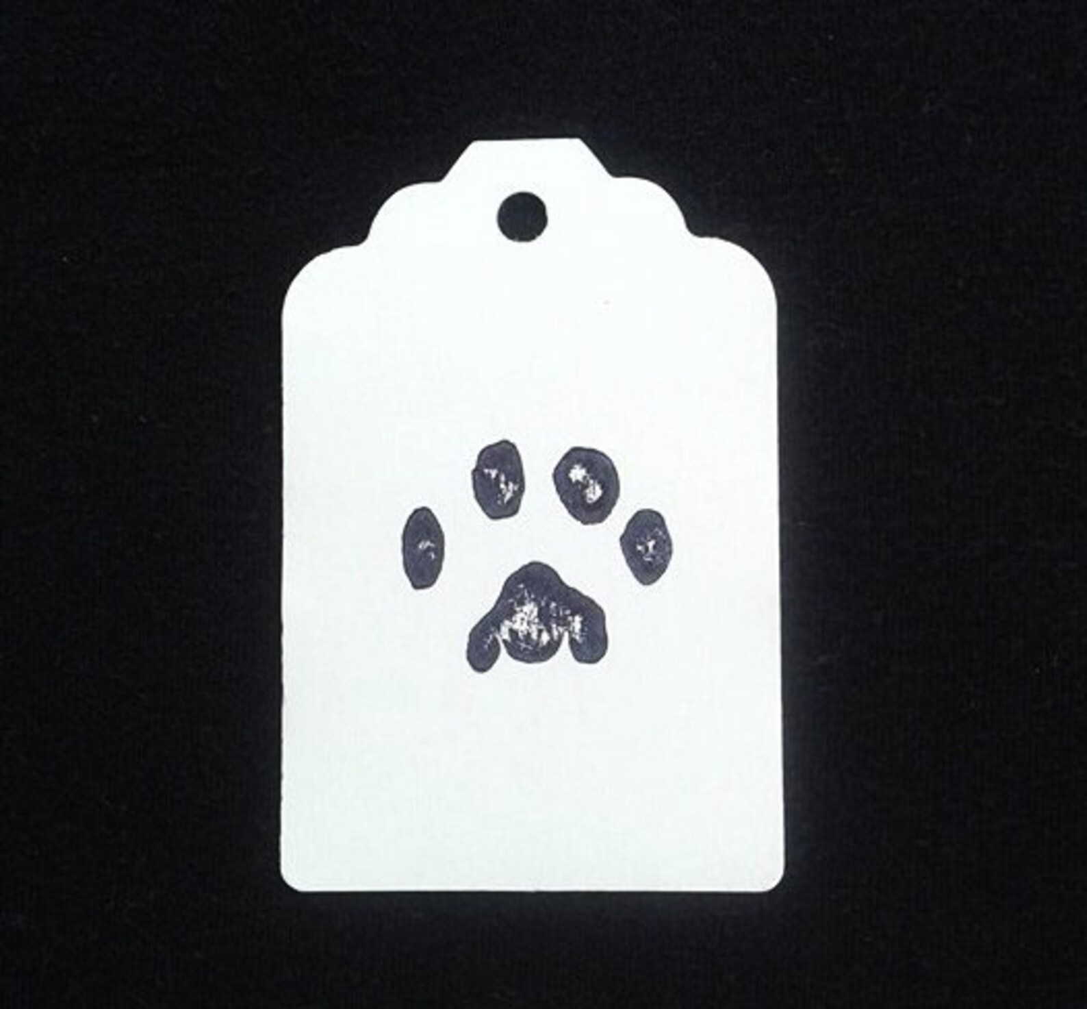 Paw Print Tags / Dog / Cat / Dog Gift / Cat Gift / Gift Tag - Etsy