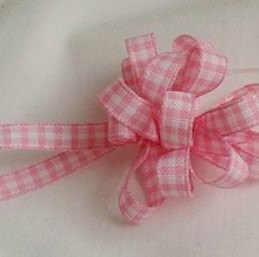 Pink Gingham Ribbon ... 1/4 X 5 Yards | Etsy