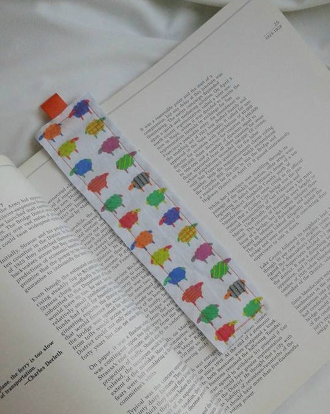 Little Lamb Bookmark / Fabric Bookmark / Lambs / Bookmark - Etsy