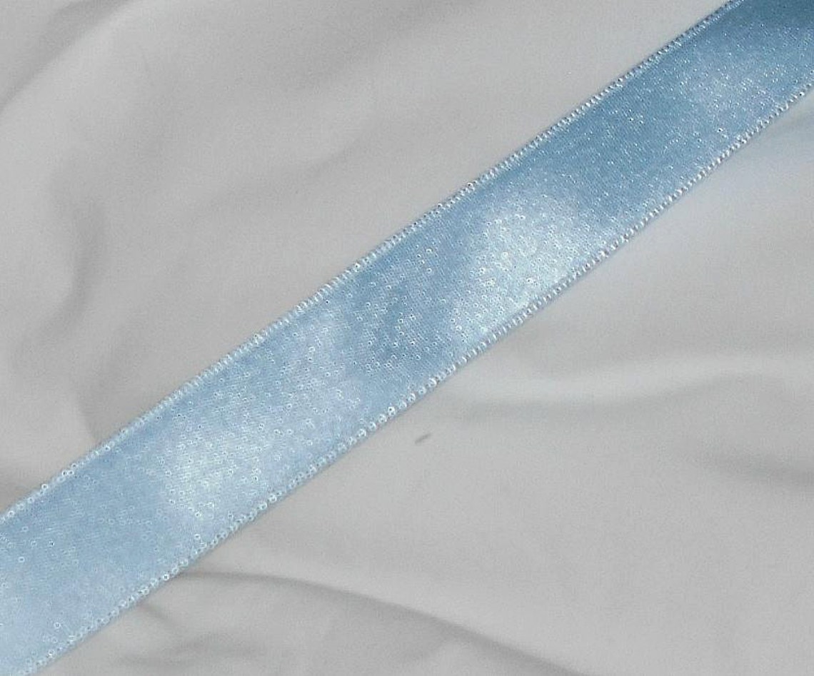 Light Blue Wire Ribbon...1 X 15 Feet - Etsy