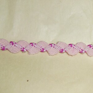 Ric Rac Trim / Pink Ric Rac / Pale Dogwood Pink / 1/4 X 4 Yards - Etsy