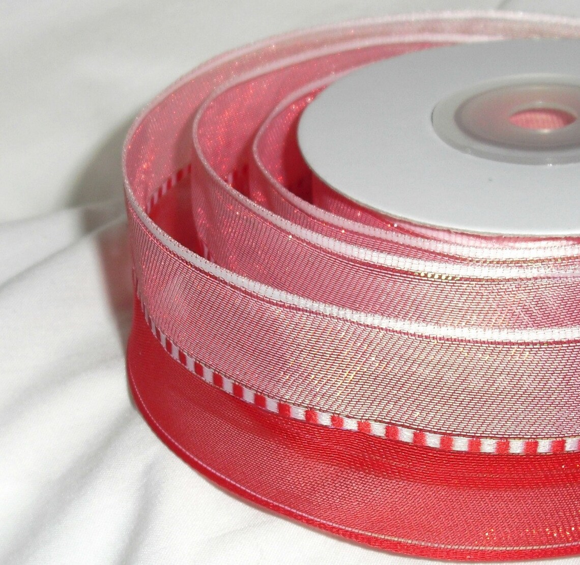 Pink and Red Ribbon...1.1/2 X 10 Yards | Etsy