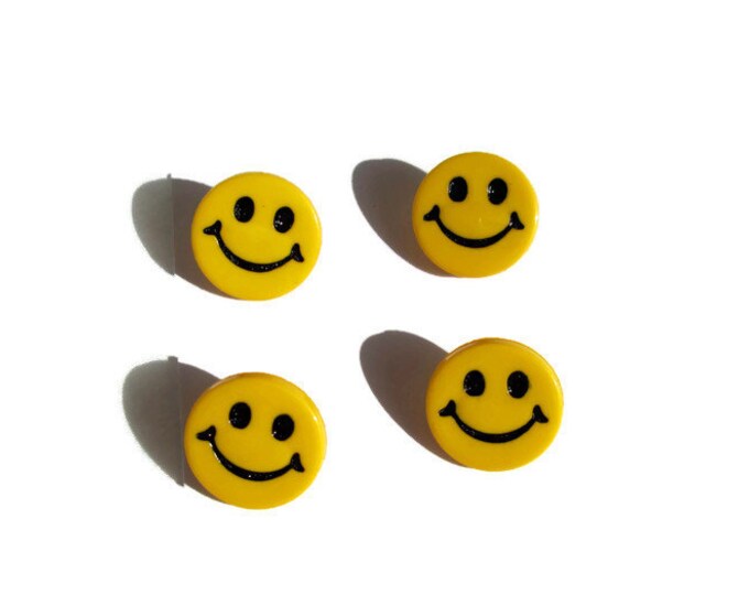 Smiley Face Buttons - Etsy
