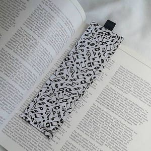 Music Notes Bookmark / Fabric Bookmark / Music / Teacher Appreciation ...