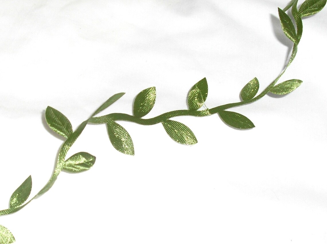 Green Leaf Trim...5/8 X 6 Yards | Etsy