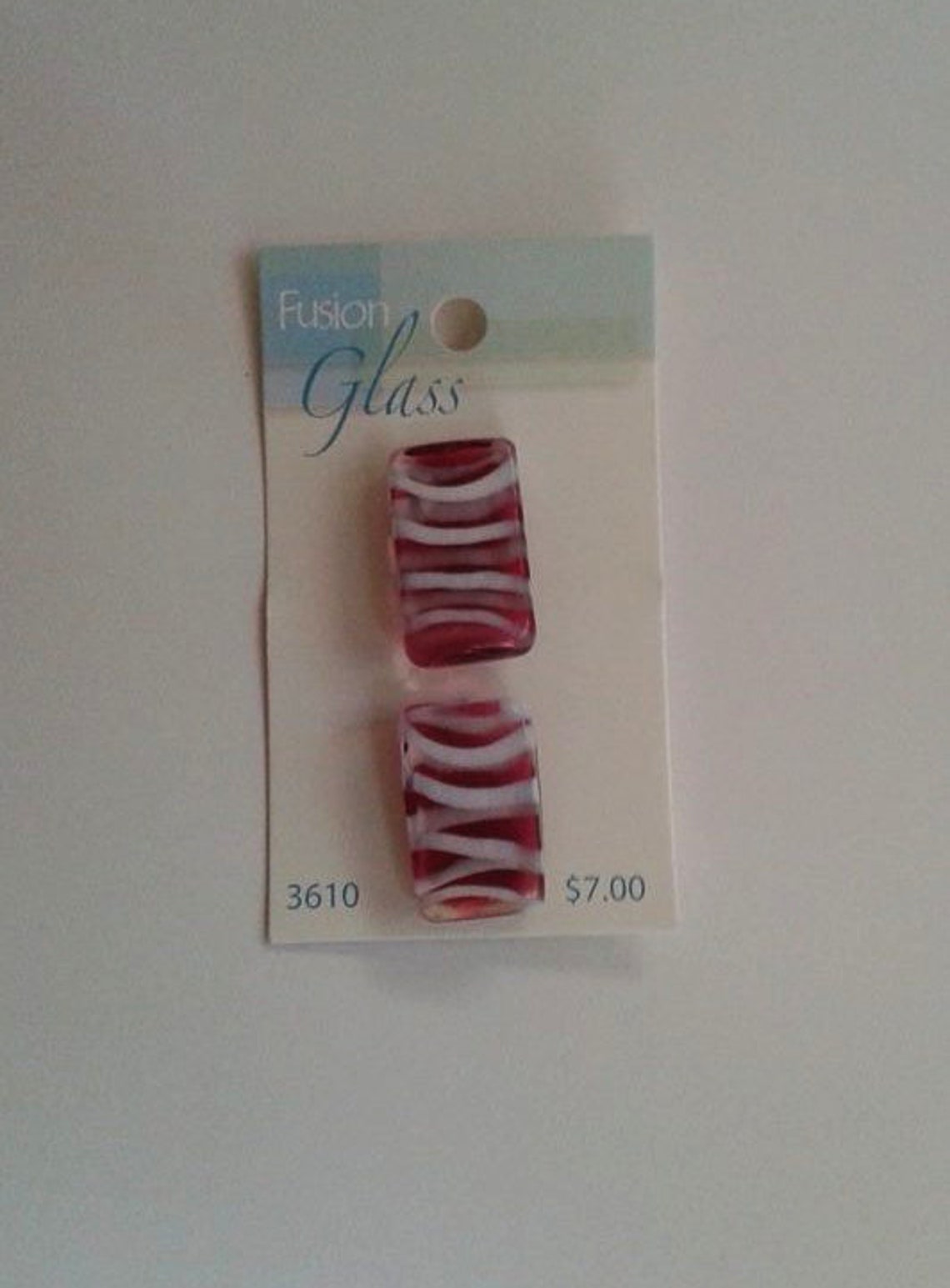 Buttons / Oblong Fusion Glass Buttons / Unique Buttons / Clear | Etsy