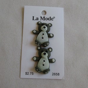 Buttons / Bear Buttons / Sewing Supply / Cute Buttons / Children ...