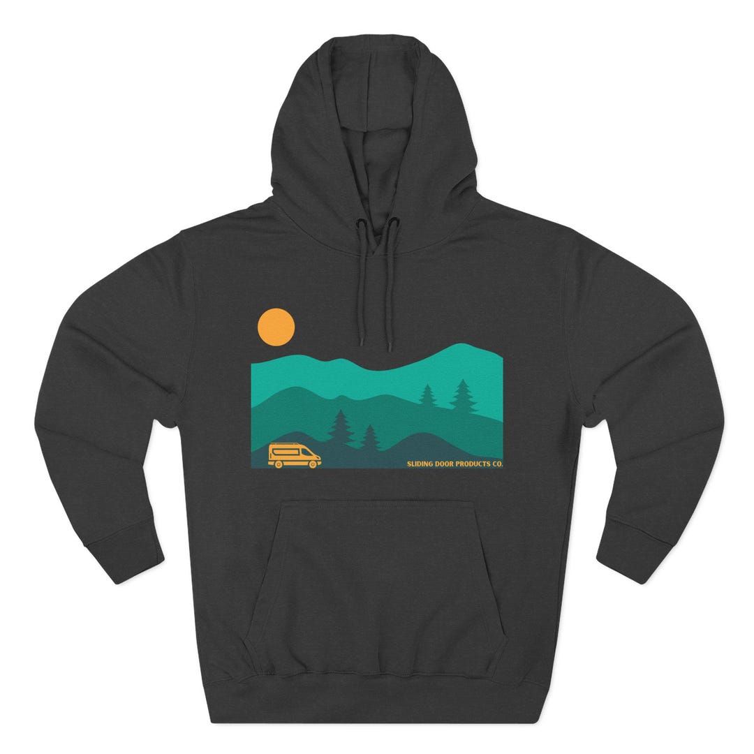 Vanlife Adventure Hoodie: Embroidered Outdoor Enthusiast Sweatshirt - Etsy