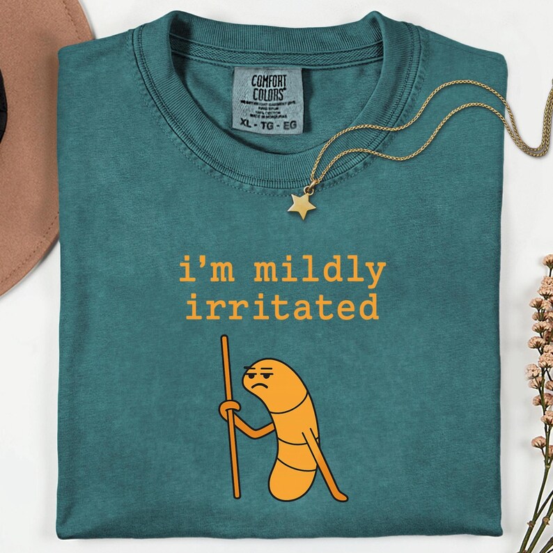Mildly Irritated Marcus the Worm Meme Shirt, Viral Tiktok Tee - Etsy