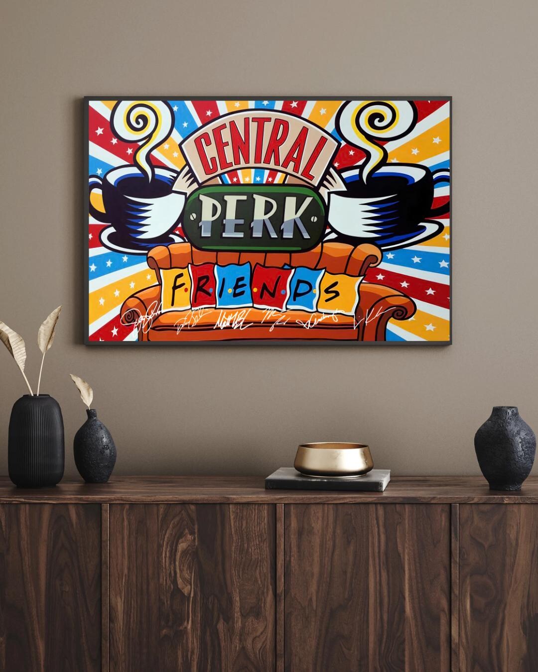 Central Perk 'friends' TV Show Poster: Matte Art Print - Etsy