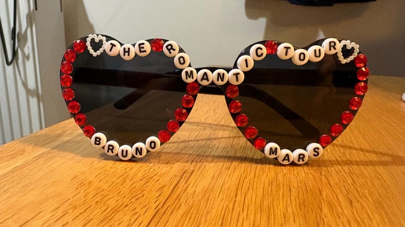Custom Bruno Mars the Romantic Tour Concert Glasses - Etsy