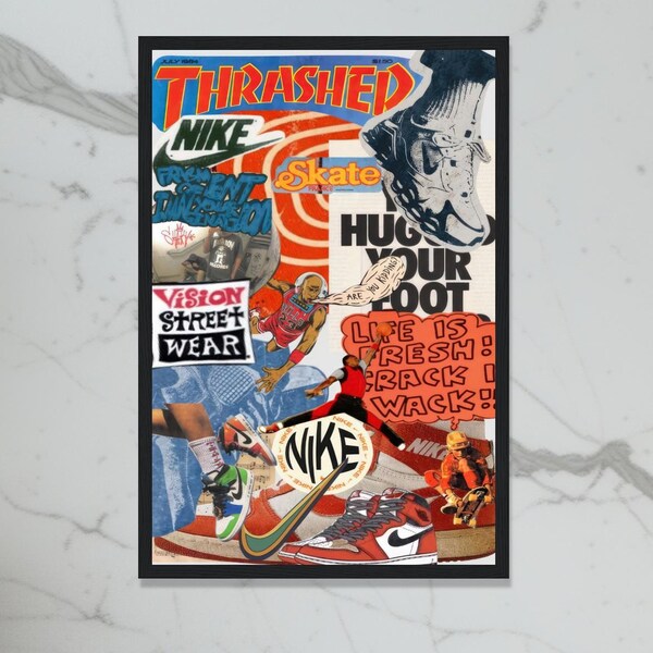 Nike Poster Vintage - Etsy