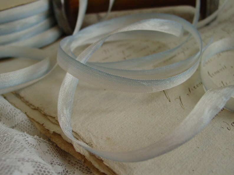 Lovely Vintage Ombre Pale Blue Ribbon 3 Yards With More | Etsy