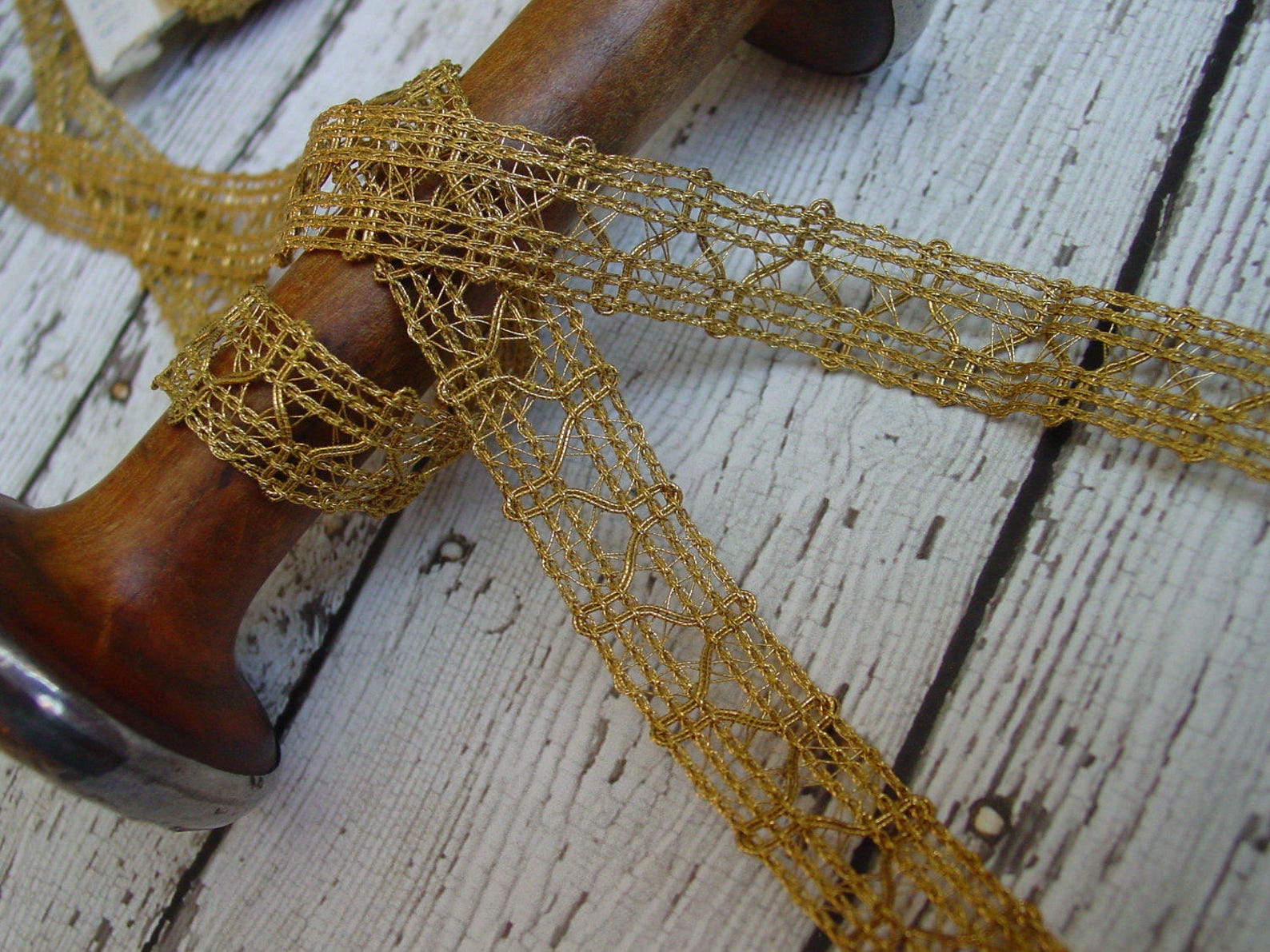 Gorgeous Vintage Metallic Gold Braid Trim 1 Yard With More - Etsy