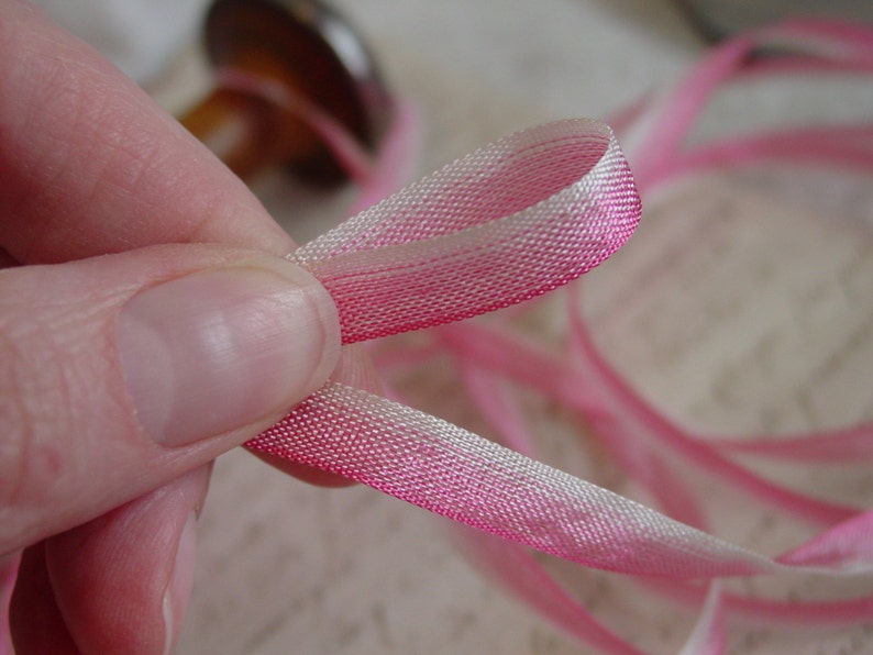 Lovely Vintage Ombre Pretty Pink Ribbon 2 Yards With More - Etsy