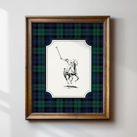 Vintage Polo Players Art Print: Equestrian Wall Decor - Etsy