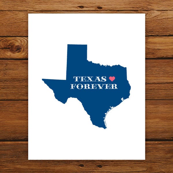 Texas Forever - Etsy