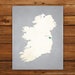 Customized Printable Ireland Country Map Art DIGITAL FILE Aged-look ...