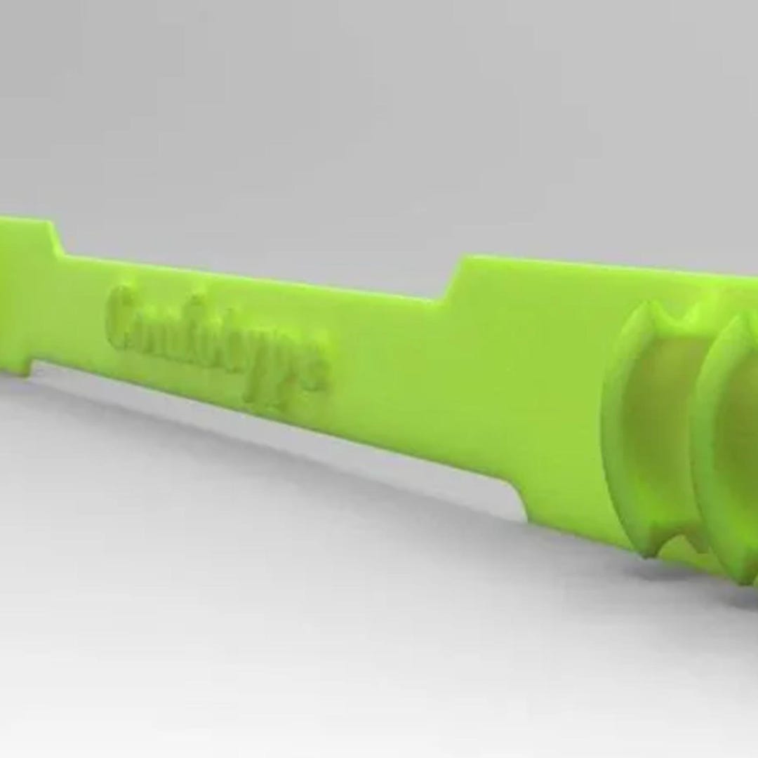 3D Printed Mask Strap Adjuster for Comfort and Fit - Yellow Adjustable ...