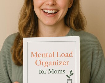 Editable Mental Load Organizer for Moms - Instant Download - Etsy