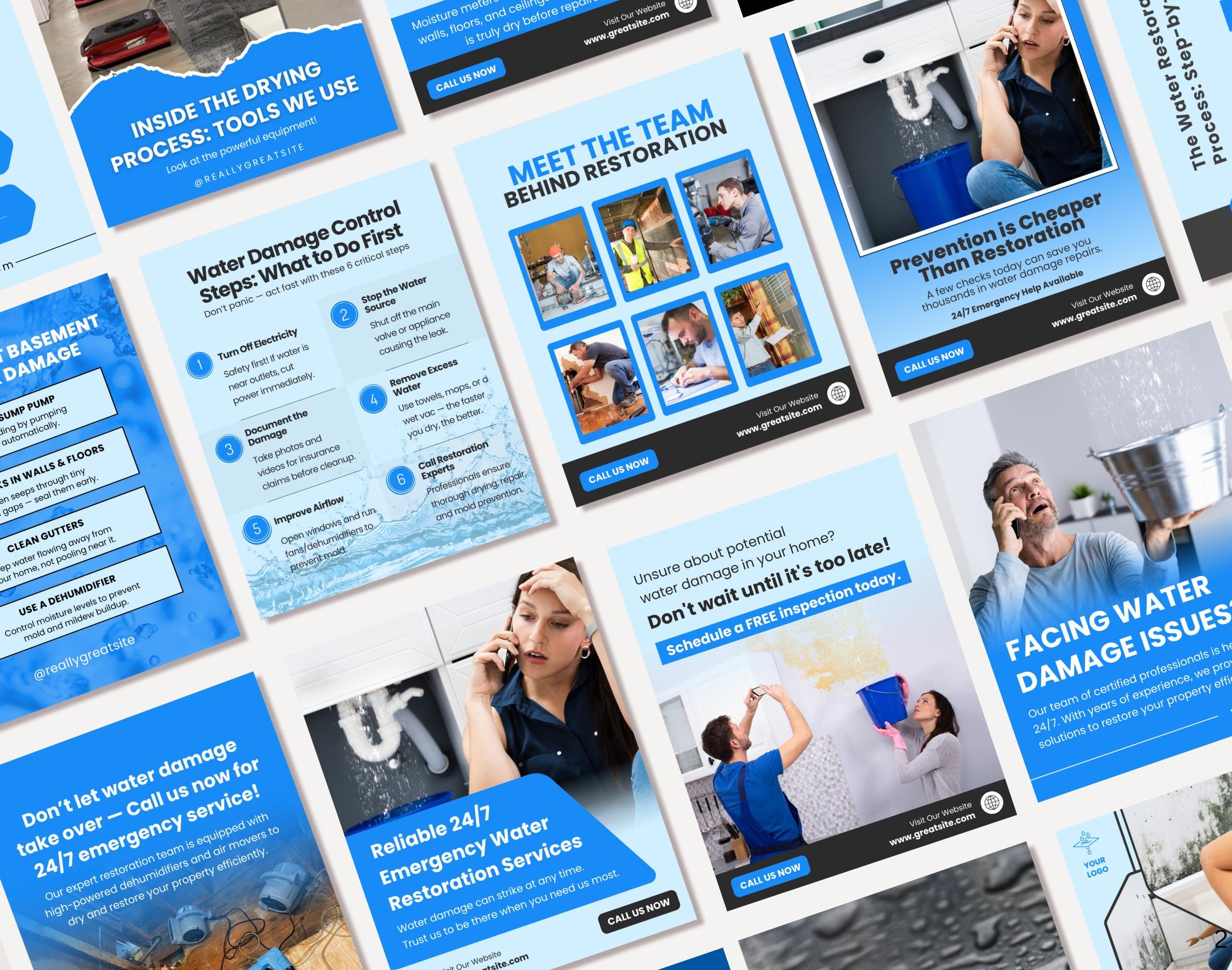 Water Restoration, Water Damage, Cleanup Services, Mold & Flood ...