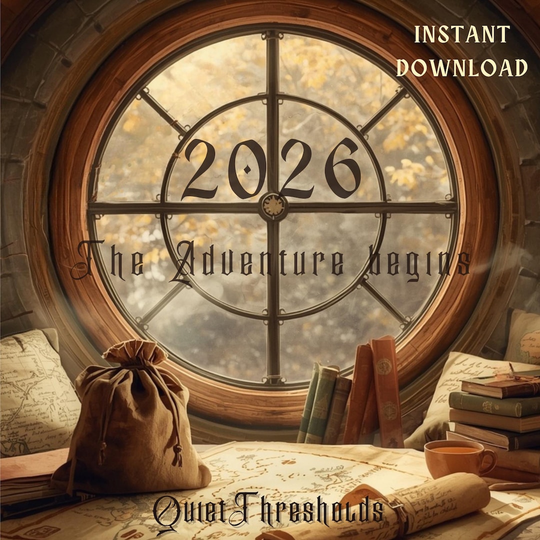 2026 Cozy Fantasy Wall Calendar, Hobbit Cottagecore Art, Digital ...