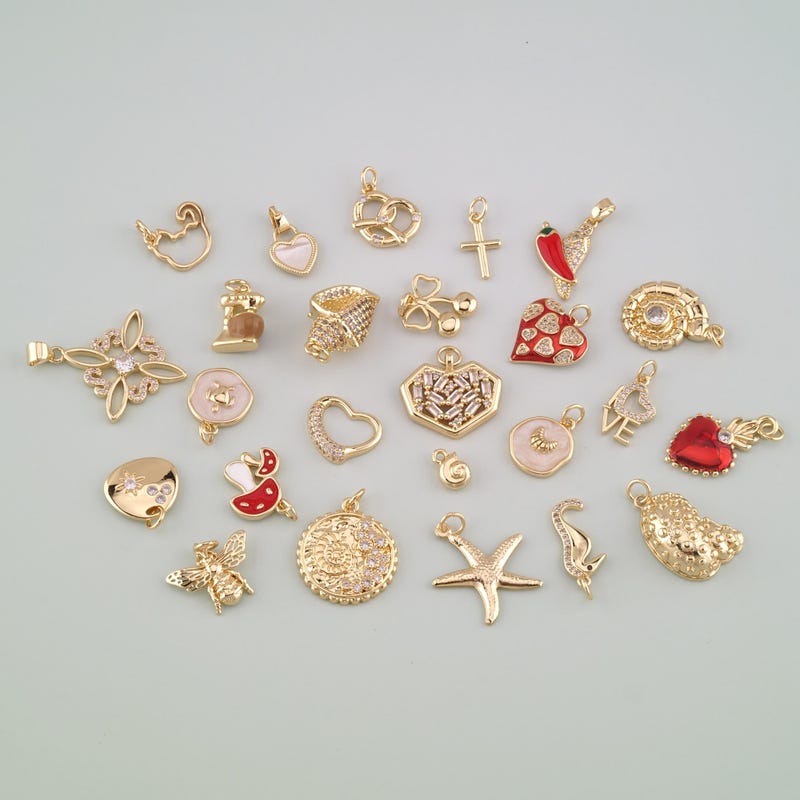 Gold Bag Charms Animals - Etsy