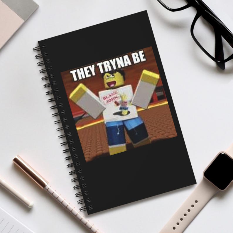 Roblox Forsaken Shedletsky Spiral Journal, Roblox Lover Gift, Notebook ...