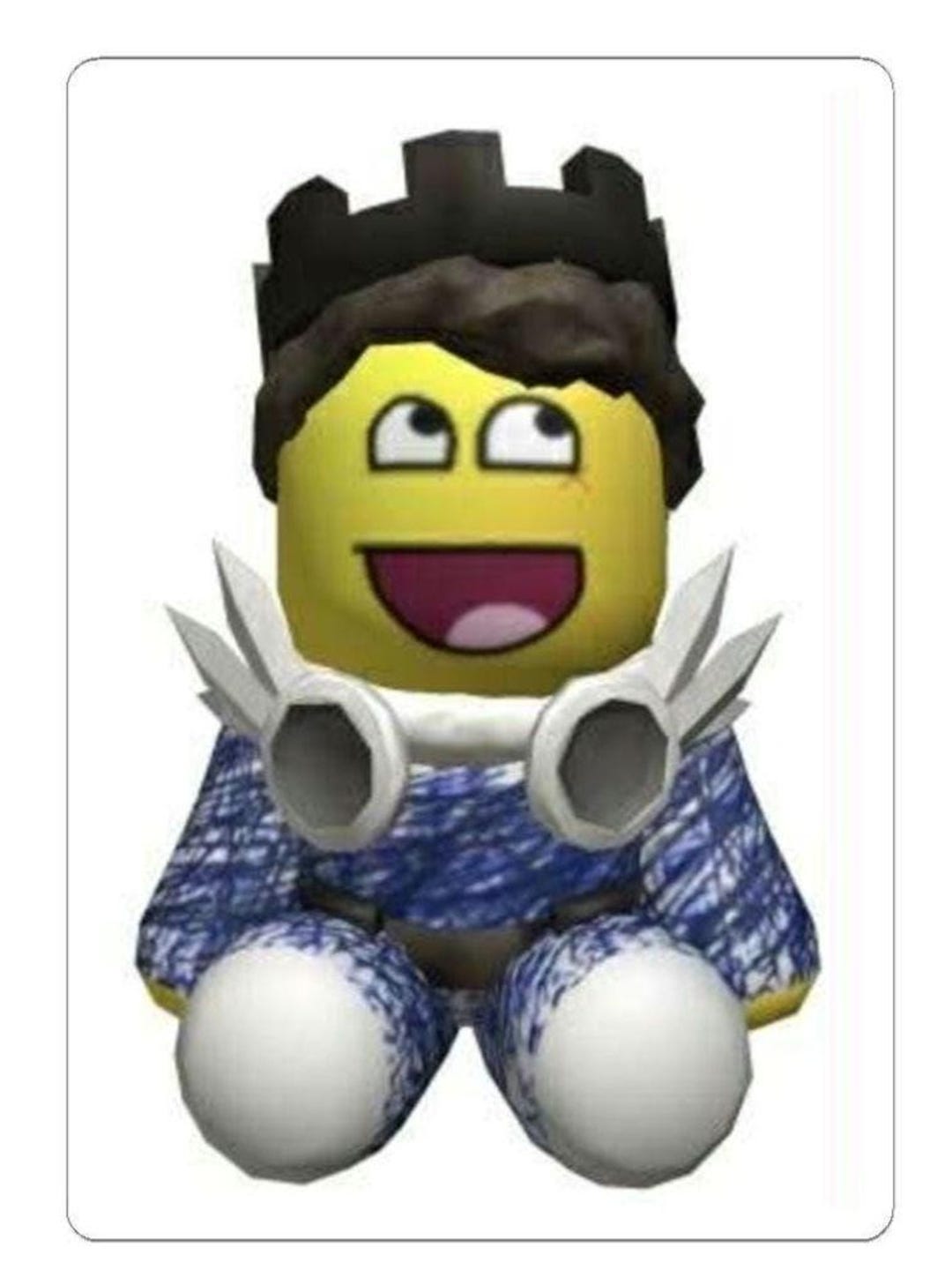 Roblox Forsaken Milestone 4 Shedletsky Kiss-cut Stickers, Laptop Decal ...