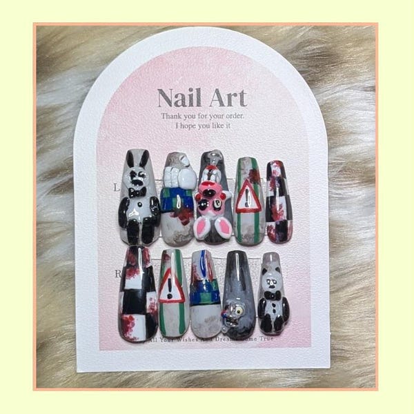 Five Nights at Freddys Nails - Etsy