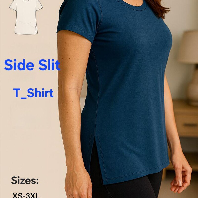 Long Hem Tshirts - Etsy