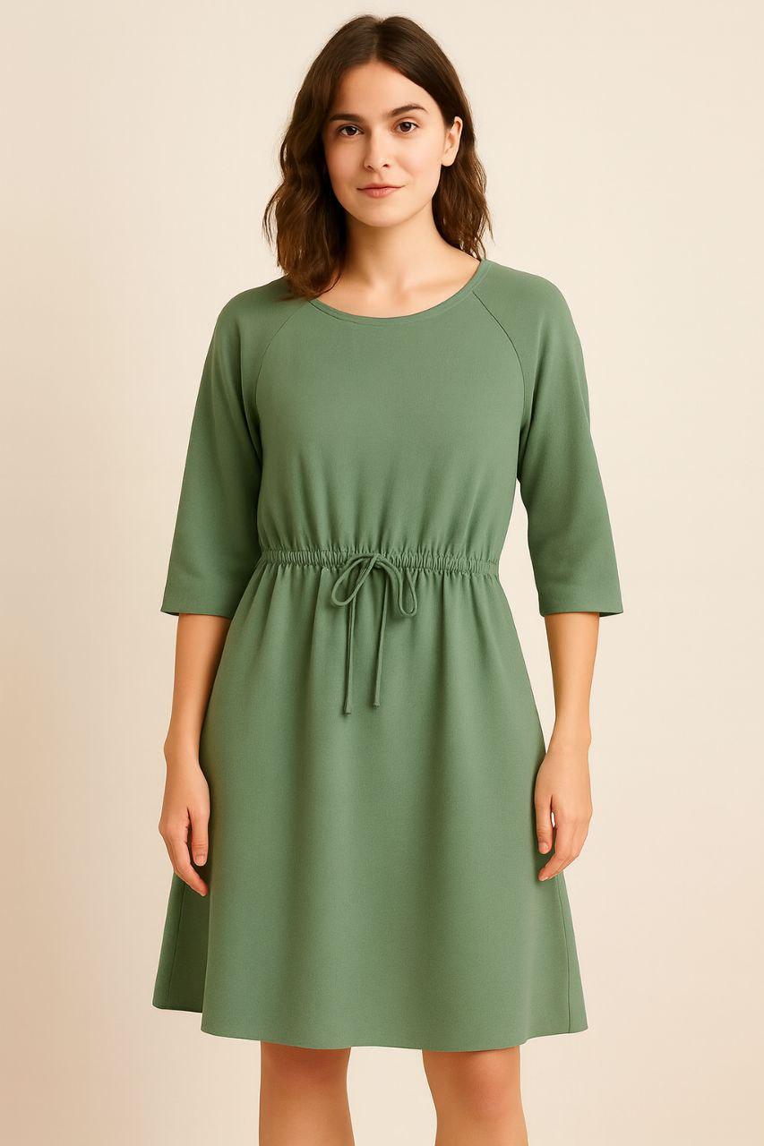 Raglan Sleeve A-line Dress PDF Sewing Pattern | Loose Fit Shift Dress ...