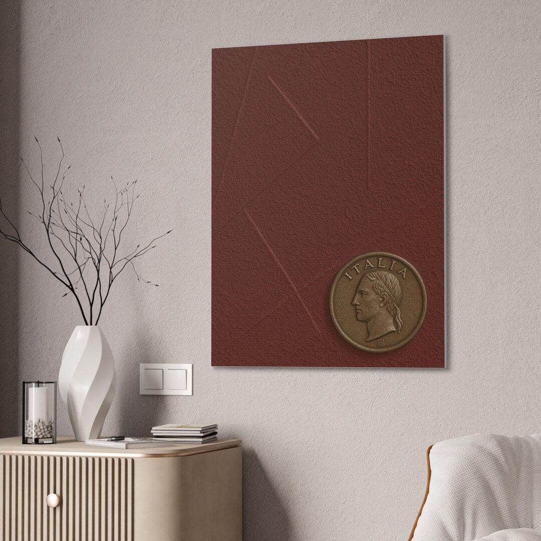 Italian Seal Canvas Print: Italy Home Decor, Heritage Art - Etsy