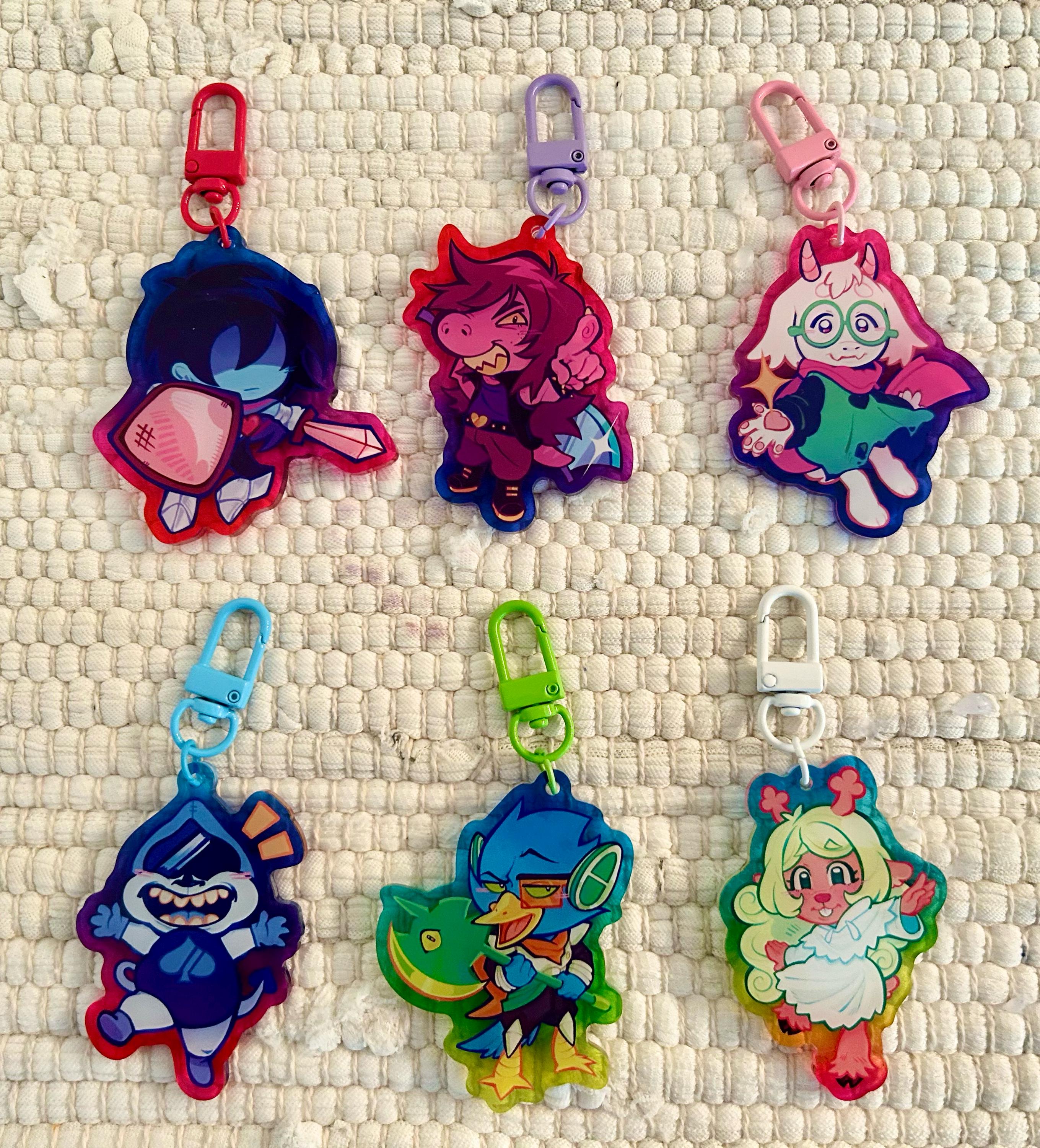 Deltarune Acrylic Keychains VOL. 1 - Etsy