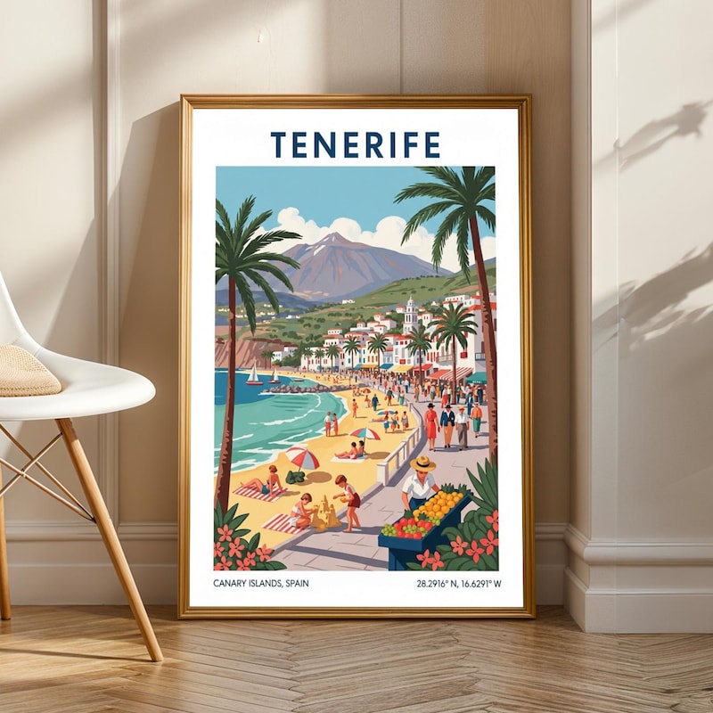 Tenerife Poster - Etsy UK