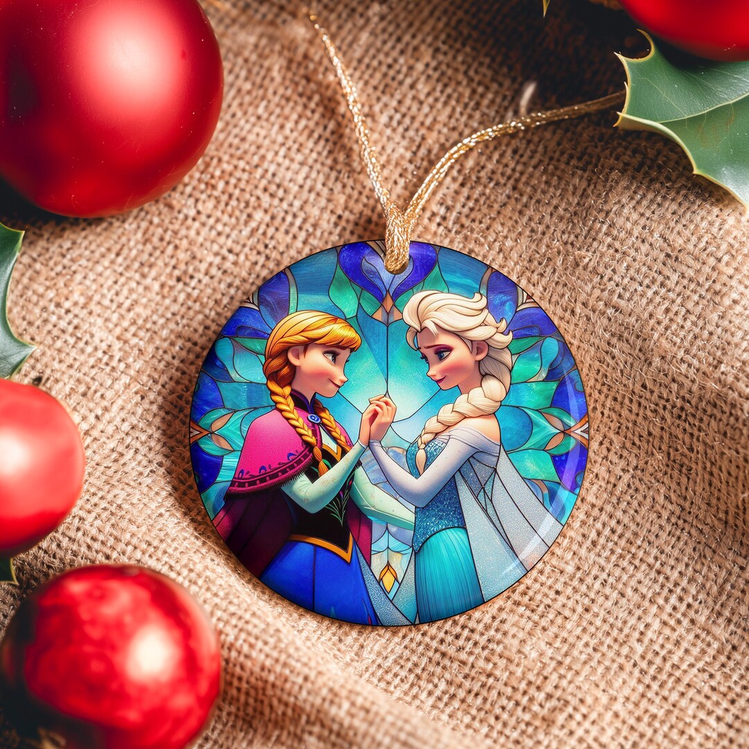 Elsa Christmas Ornament, Disney Princess Tree Decoration, Gift for ...