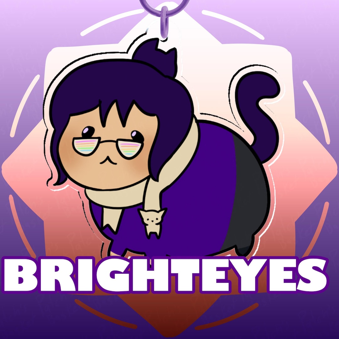 Roblox Brighteyes Bean Keychain - Etsy