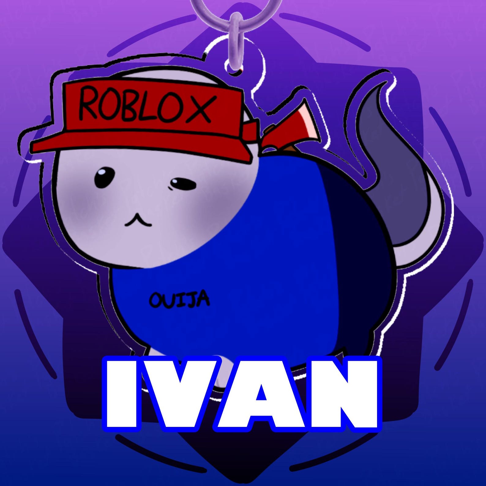 Roblox Bad Things Ivan Bean Keychain - Etsy