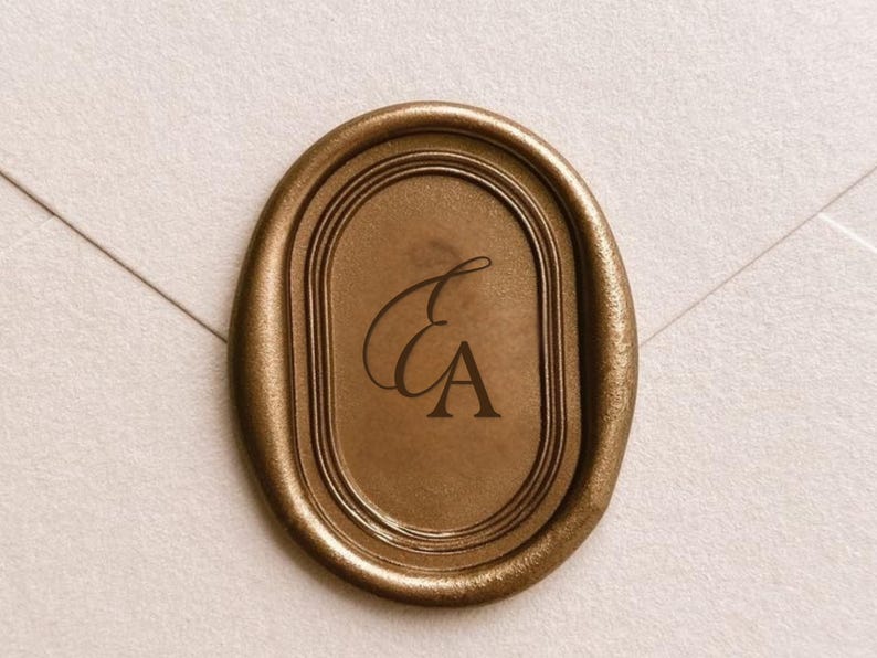 Elegant Embossed Wedding Monogram Template: Editable Initial Logo ...