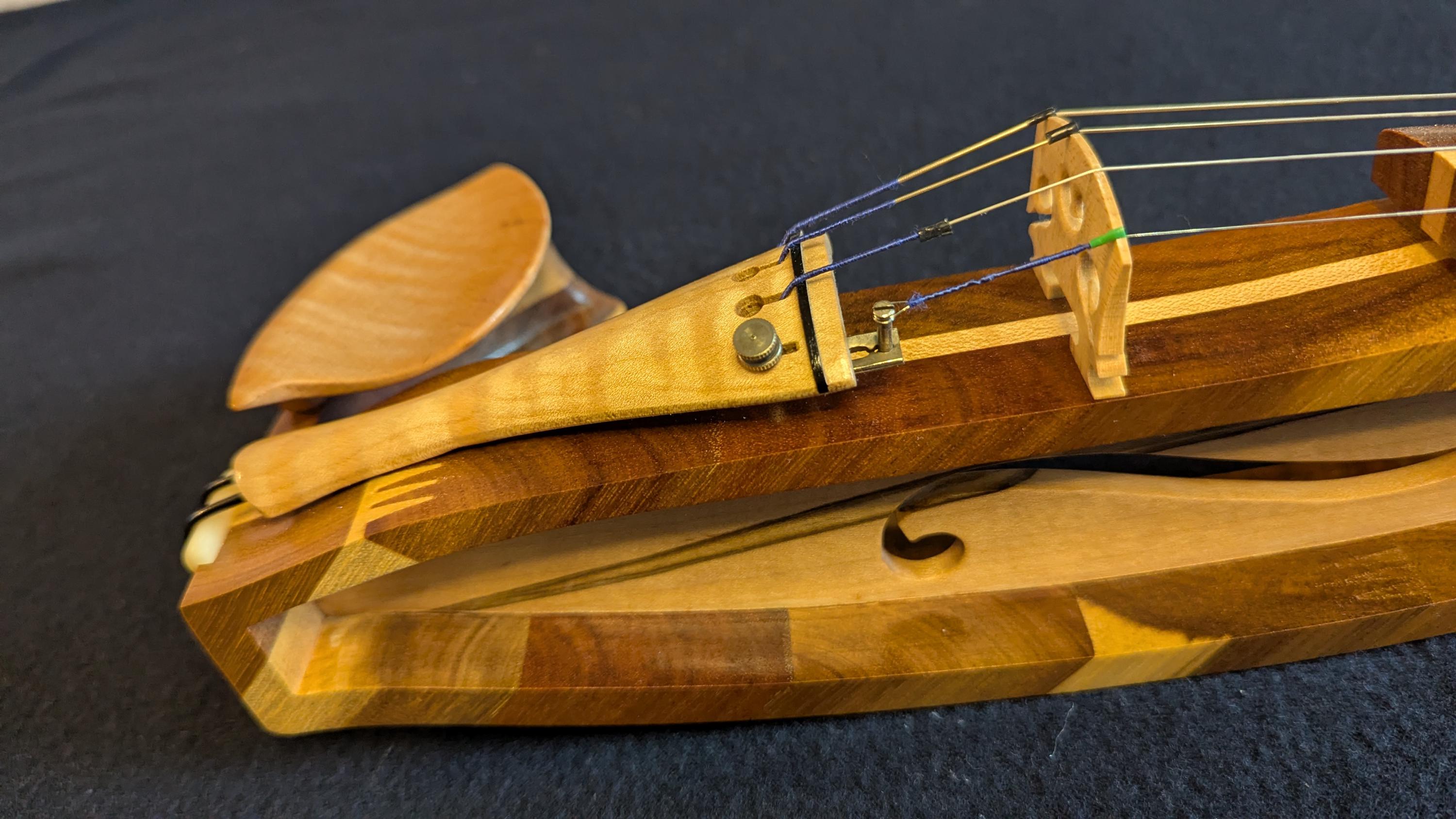 Hand-crafted Quiet Violin (4 Sizes), Practice Instrument, Violin for ...