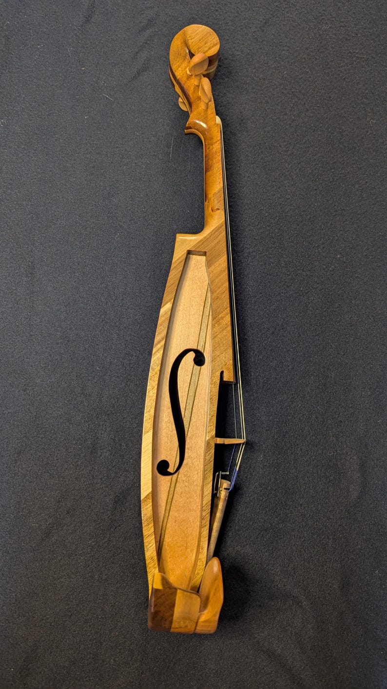 Hand-crafted Quiet Violin (4 Sizes), Practice Instrument, Violin for ...