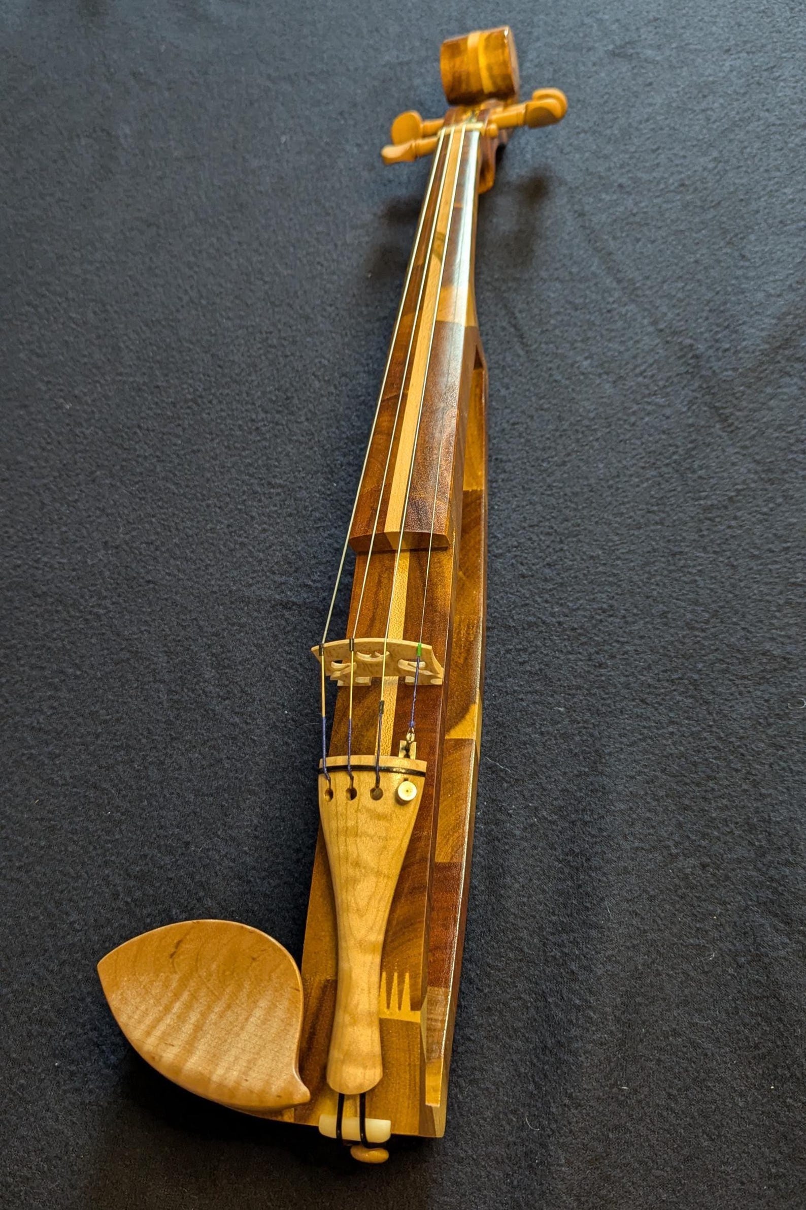 Hand-crafted Quiet Violin (4 Sizes), Practice Instrument, Violin for ...