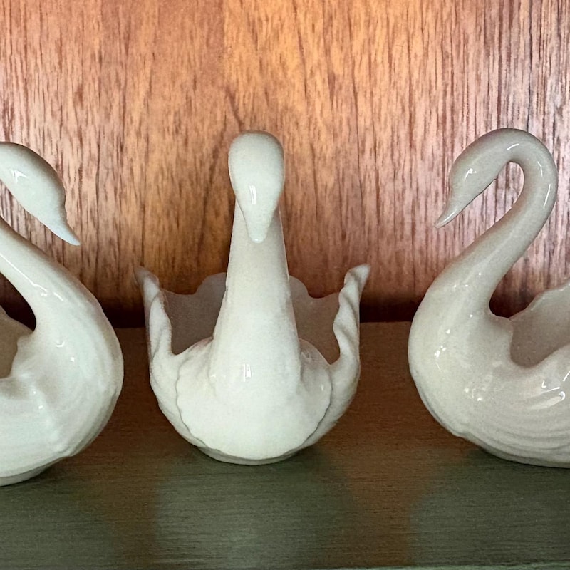 Swan Figurine Lenox - Etsy