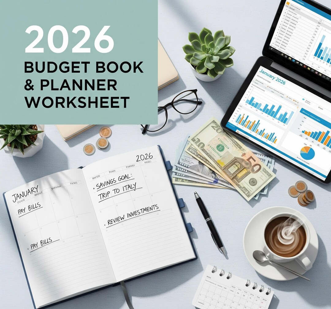 2026 Planner and Budget Book - Etsy