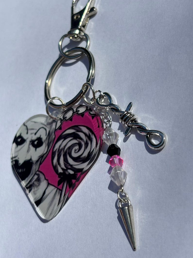 Art the Clown Terrifier Halloween Dangly Keychain Bag Accessory - Etsy