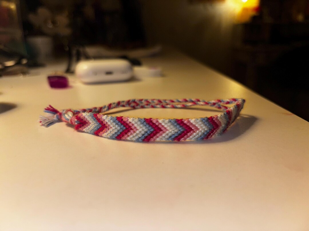 Beautiful and Colorful Adjustable String Friendship Bracelet, Average ...