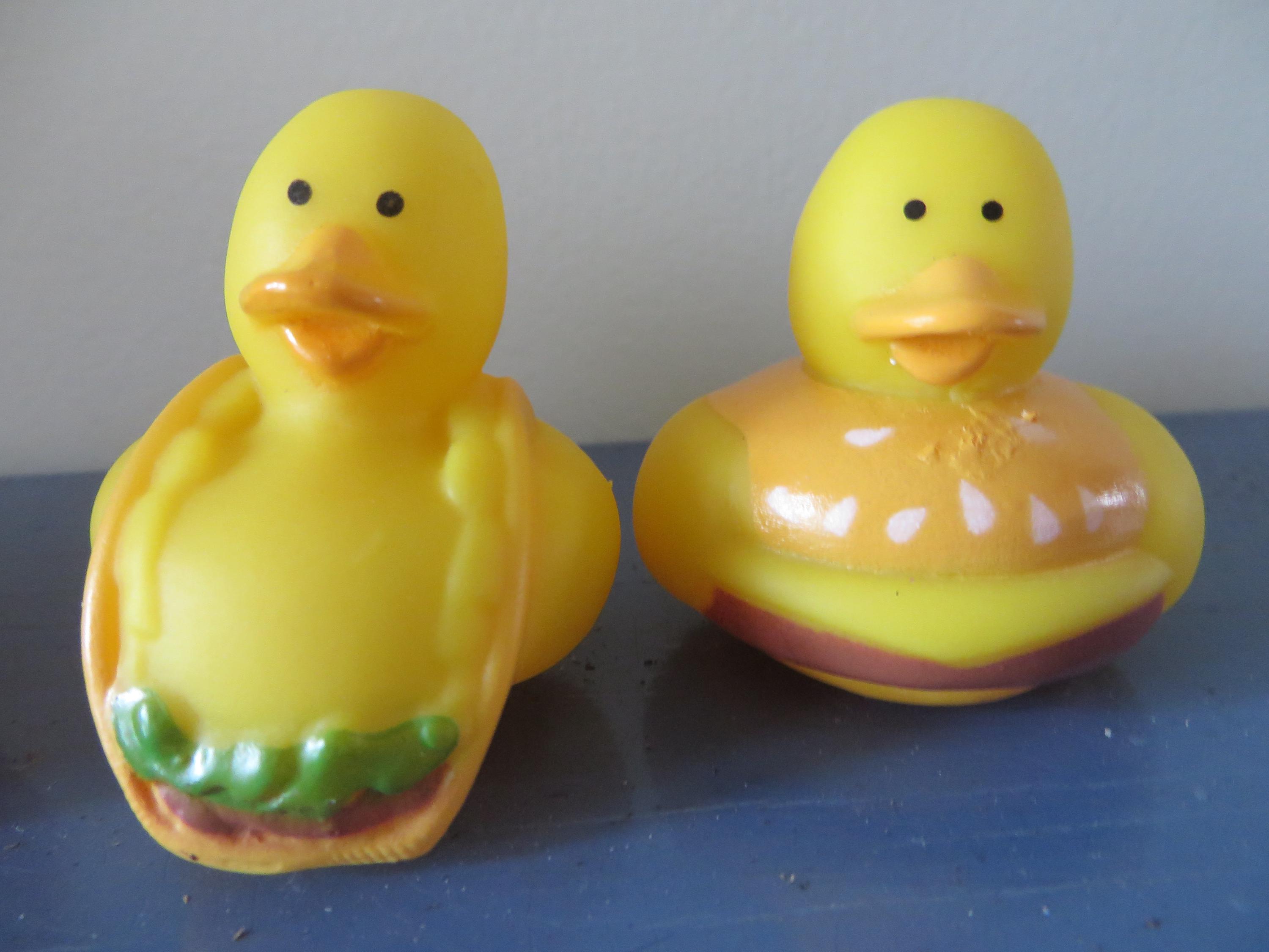 Fast Food Rubber Duck: Hamburger, Hot Dog, Fries, Taco - Etsy
