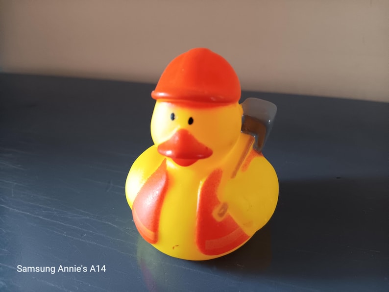 Construction Worker Rubber Duck: Gag Gift Party Favor - Etsy