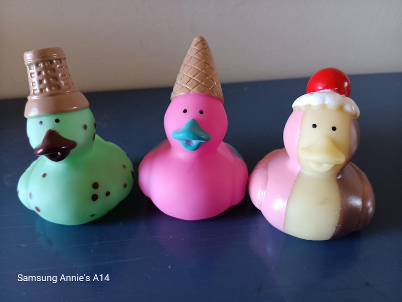 Ice Cream Rubber Duck: Party Favor Gag Gift - Birthday Party, Ice Cream ...